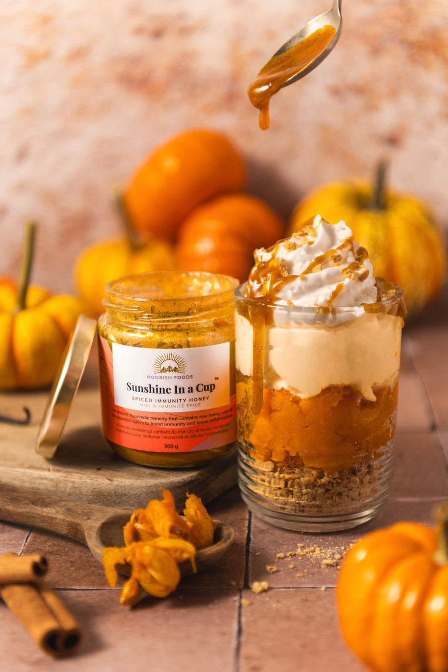 No-bake pumpkin pie · noorish foods