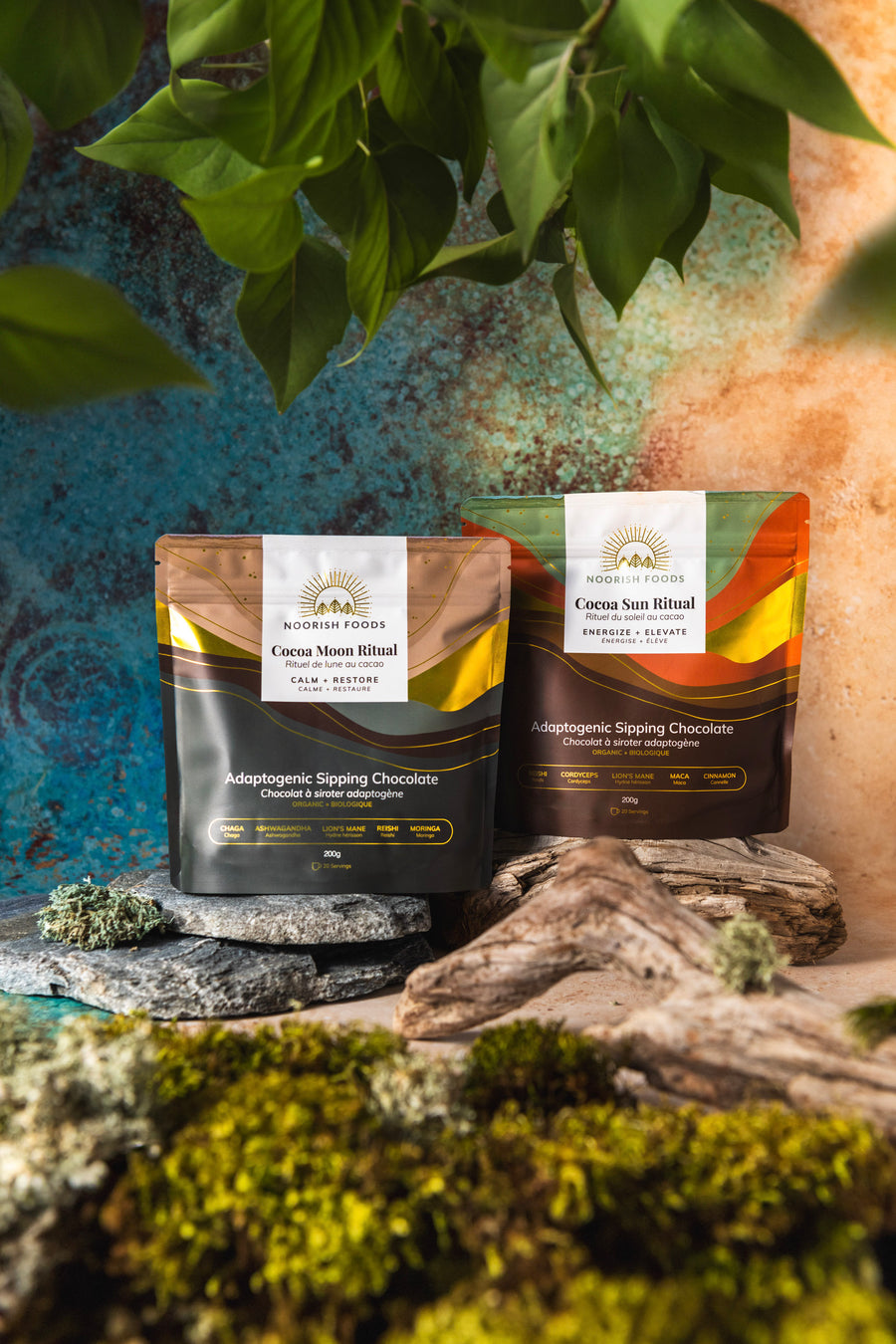 Cocoa Sun Ritual™ + Cocoa Moon Ritual™ · noorish foods